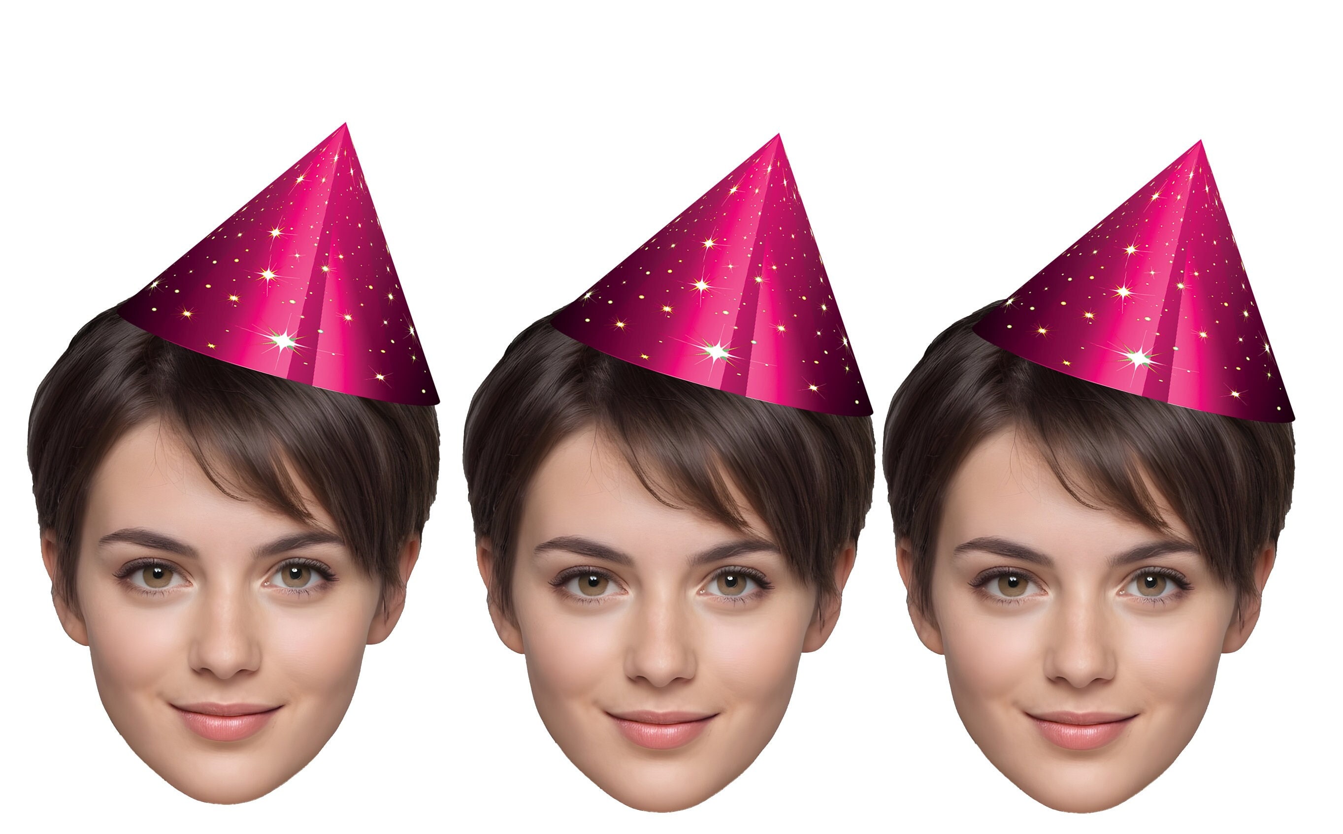 30th Birthday Custom Photo Face Garland Banner Cutout Party Decorations ...