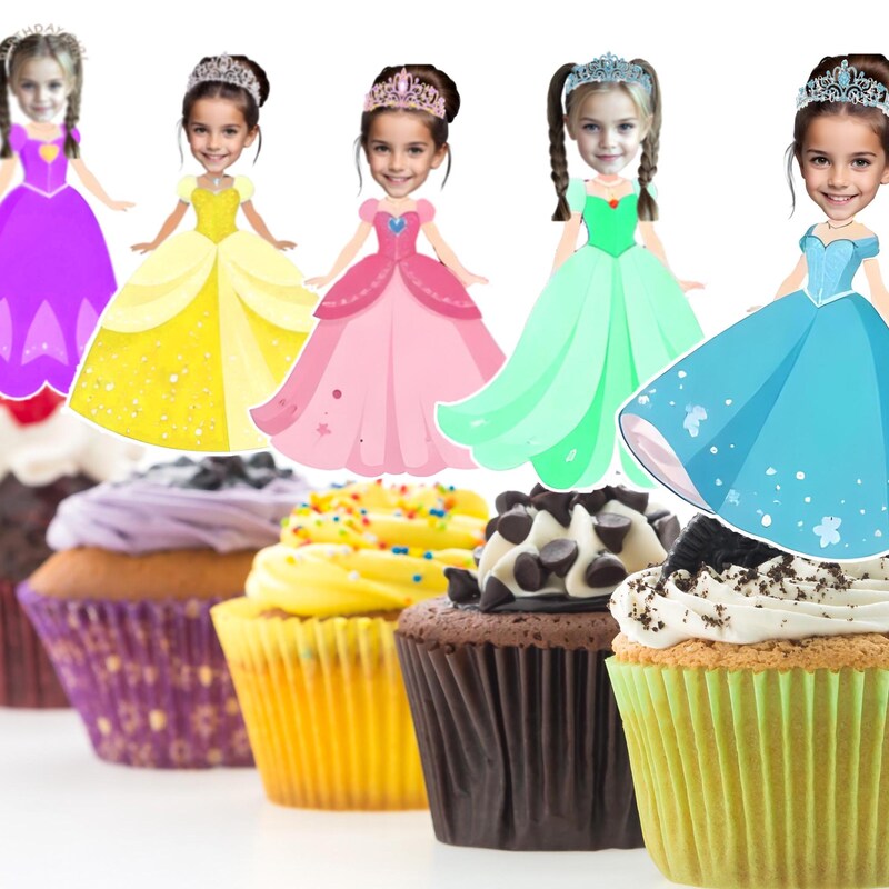 Princess Cake Toppers - Etsy