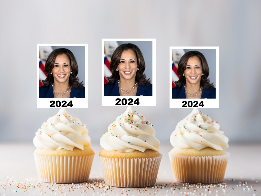 10 Toppers Kamala Harris 2024 Presidential Election Cake, Debate Party ...