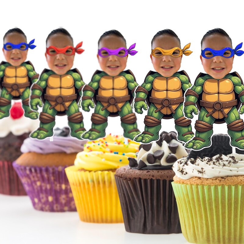 Turtle Decor for Cupcakes - Etsy