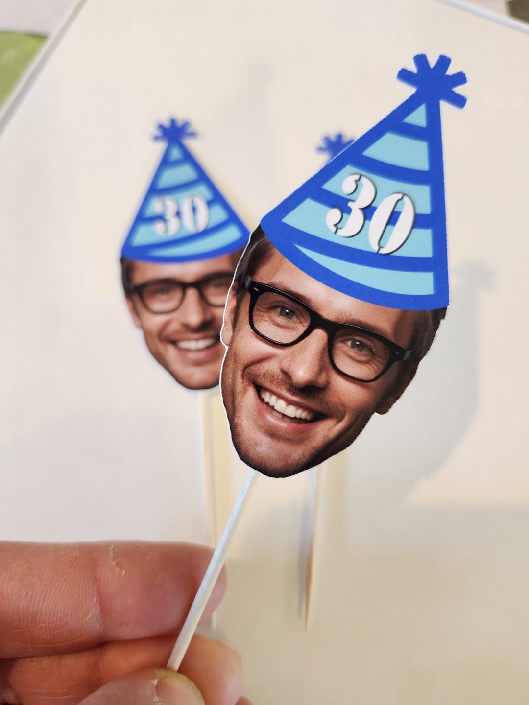 Custom Face Cupcake Toppers Head Photo Topper Custom Toppers Any Color ...