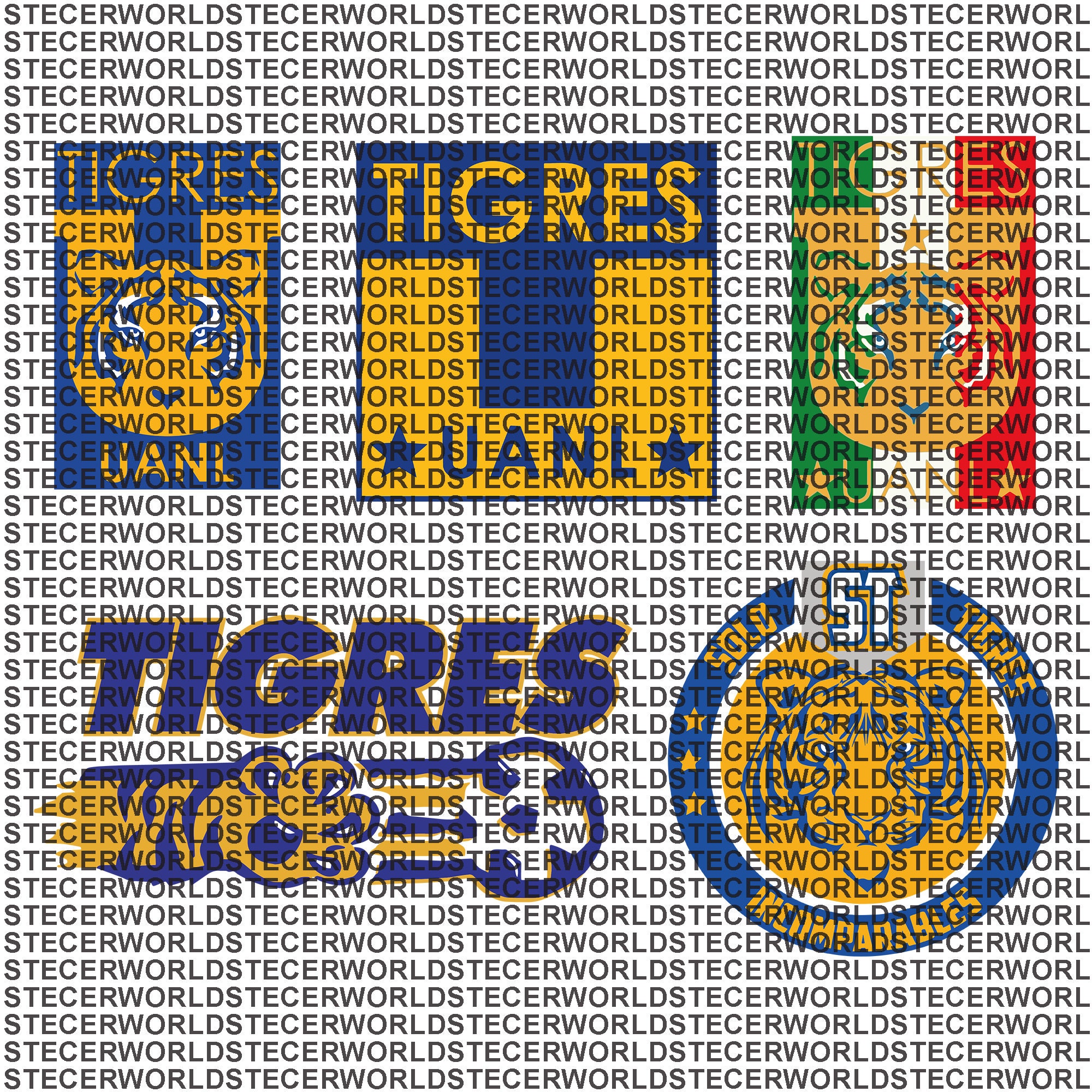 Tigres Svg,tigres Bundle,tigres Png,uanl Svg,uanl Bundle, Logo I Cup ...