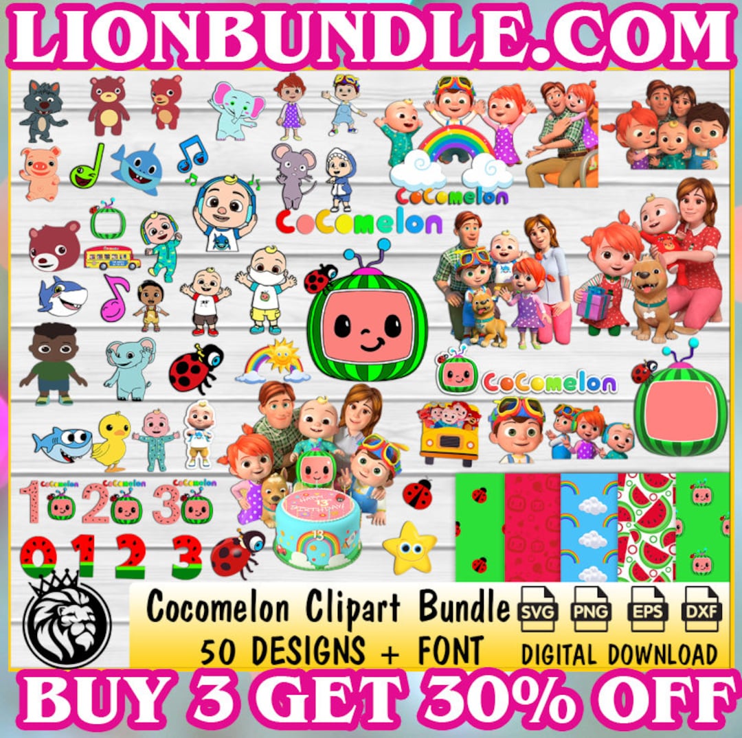 Coco Svg, Coco Melon Svg Bundle, SVG Bundle, SVG for Cricut, Files Svg ...