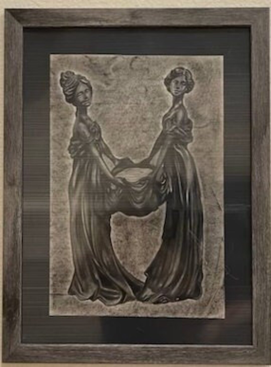 Charcoal Statue Drawing - Etsy