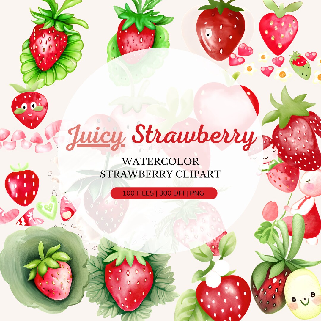 Strawberry Clipart | Strawberry Plant | Strawberry Graphics ...