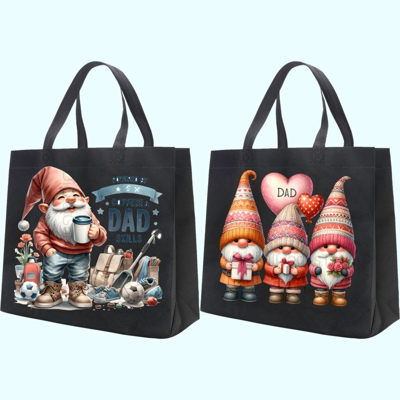 Watercolor Father's Day Gnomes110 PNG Clipart Bundle , Gnome Cute ...