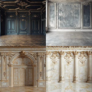 Regal Room Digital Photography Backdrop - Elegant Studio Backdrops for ...