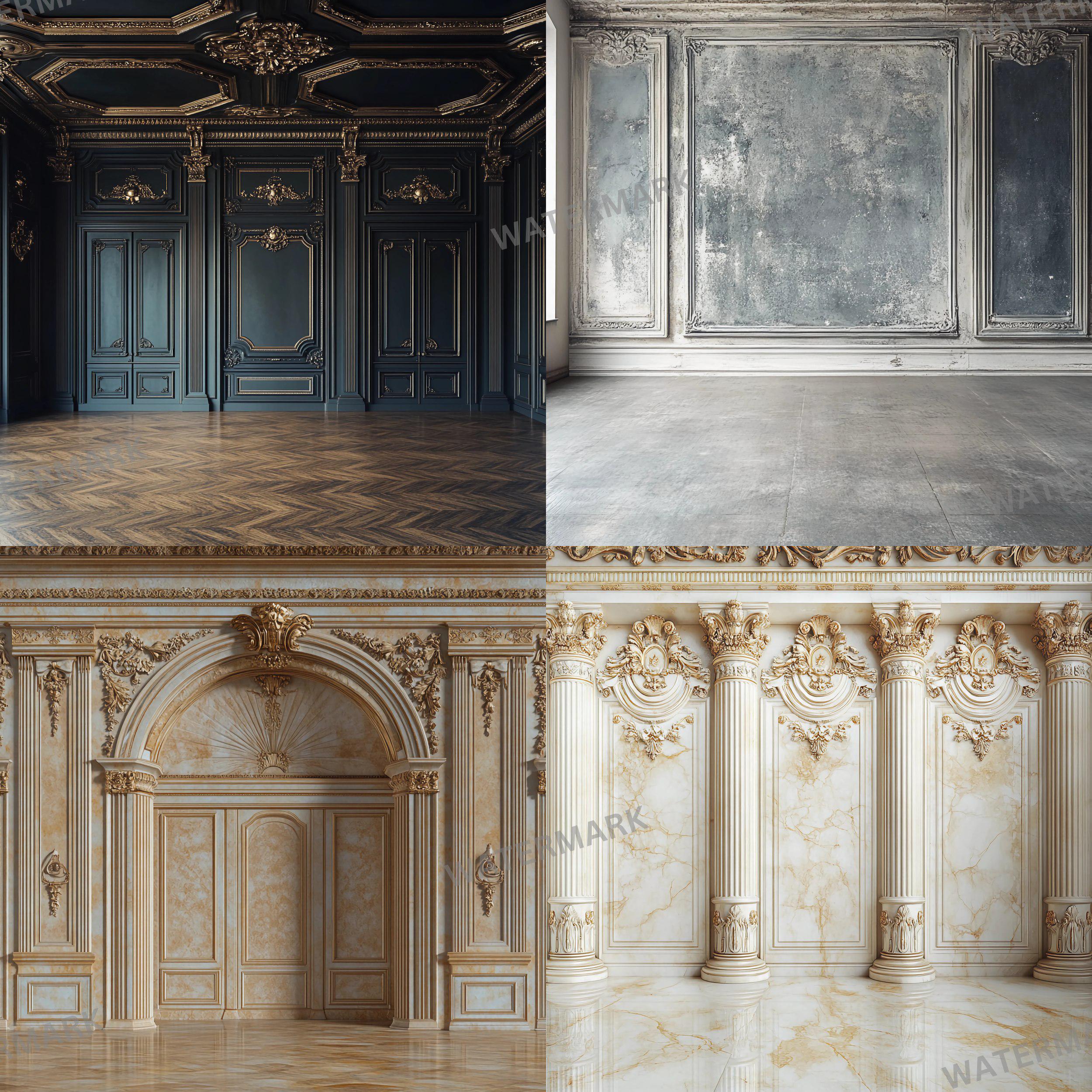 Regal Room Digital Photography Backdrop - Elegant Studio Backdrops for ...
