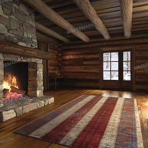 11 Rustic Cabin Backdrops – Cozy Log Cabin Interiors With Fireplaces ...