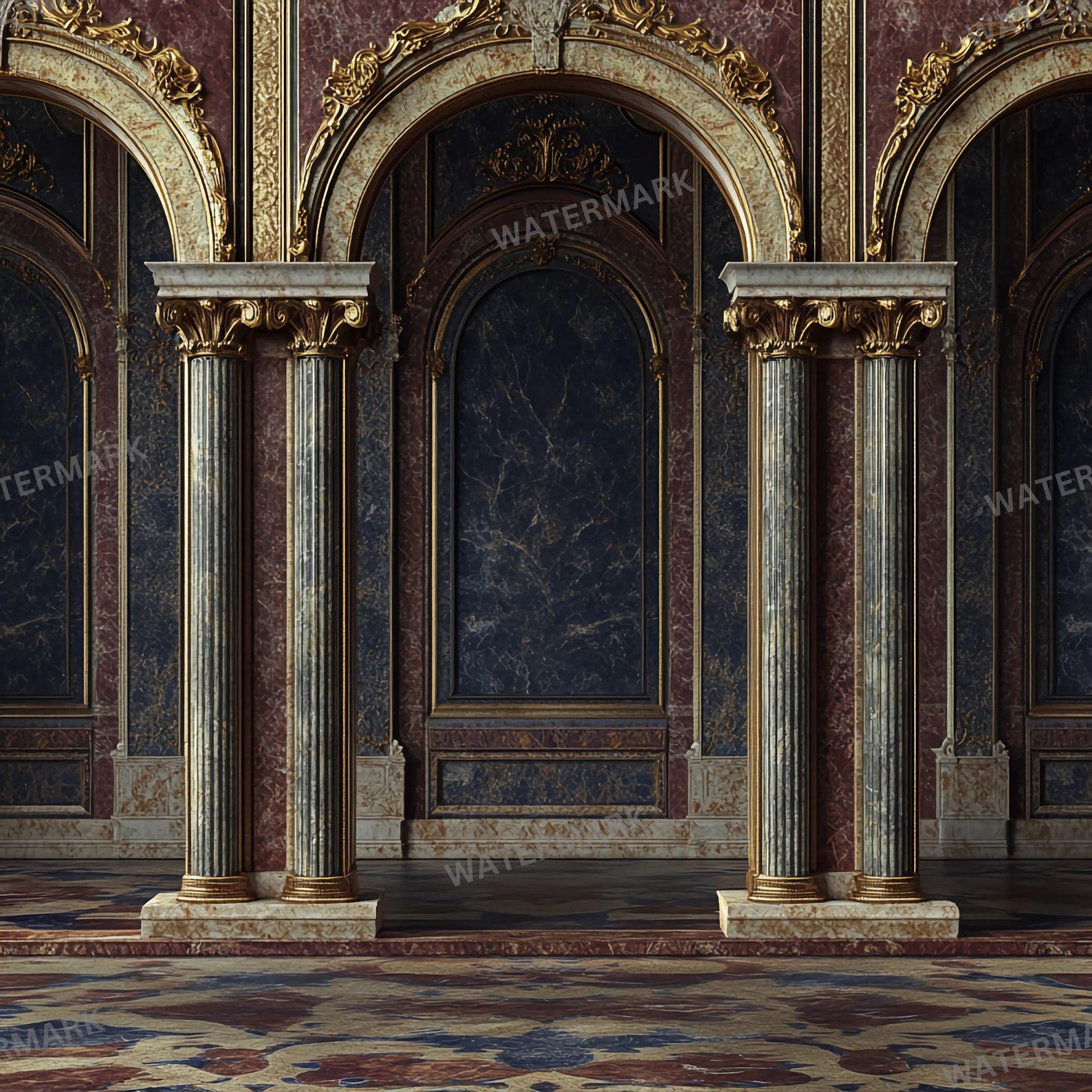 Regal Palace Photography Background Backdrop, Elegant Portrait ...