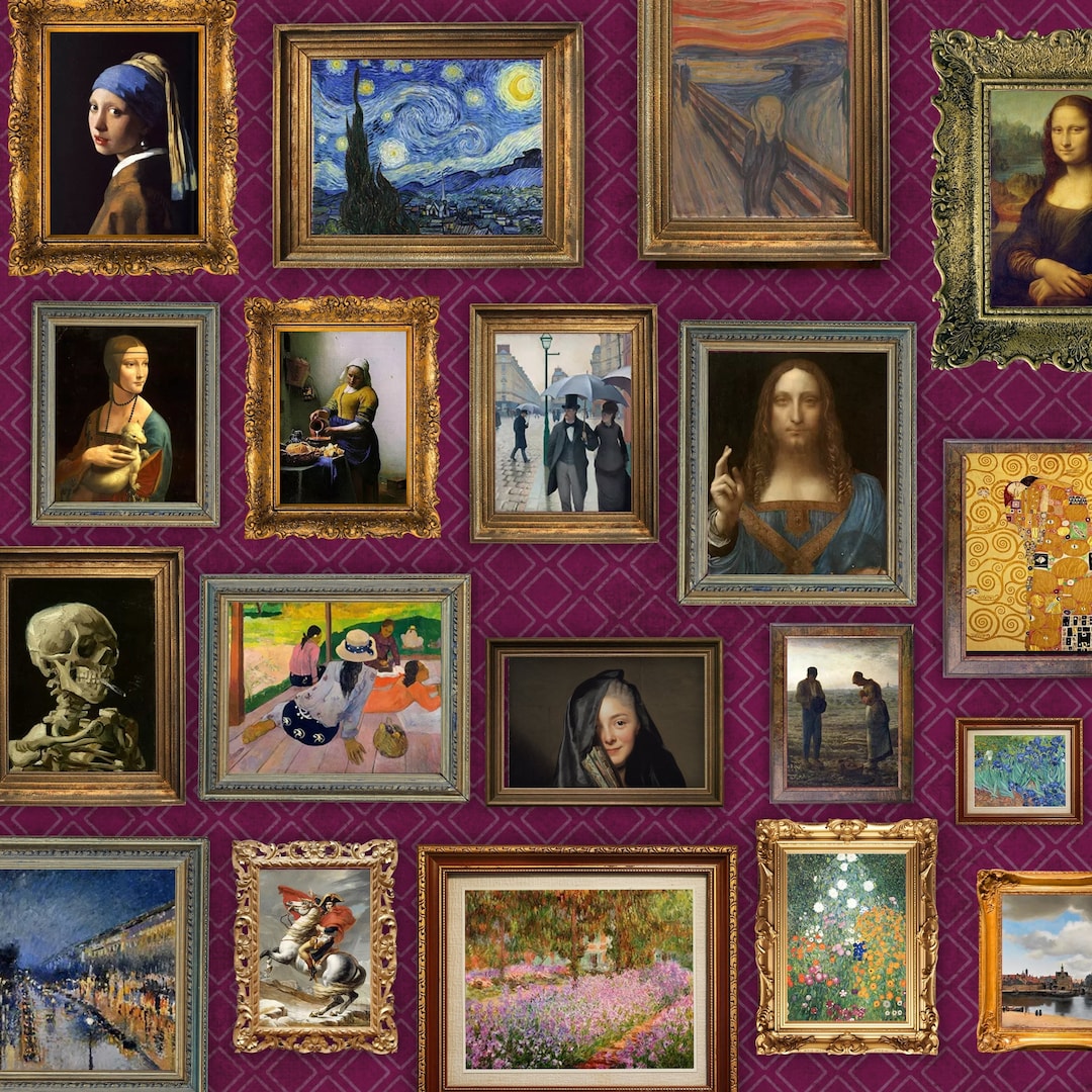 8000 Vintage Paintings and Wall Art High Resolution Famous Painting ...