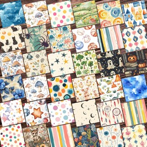 200 Seamless Digital Papers, Seamless Bundle - Commercial Use ...