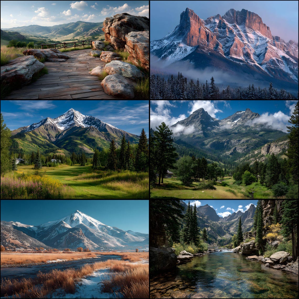 Mountain Photography Backdrop Digital Backgrounds for Photographers ...
