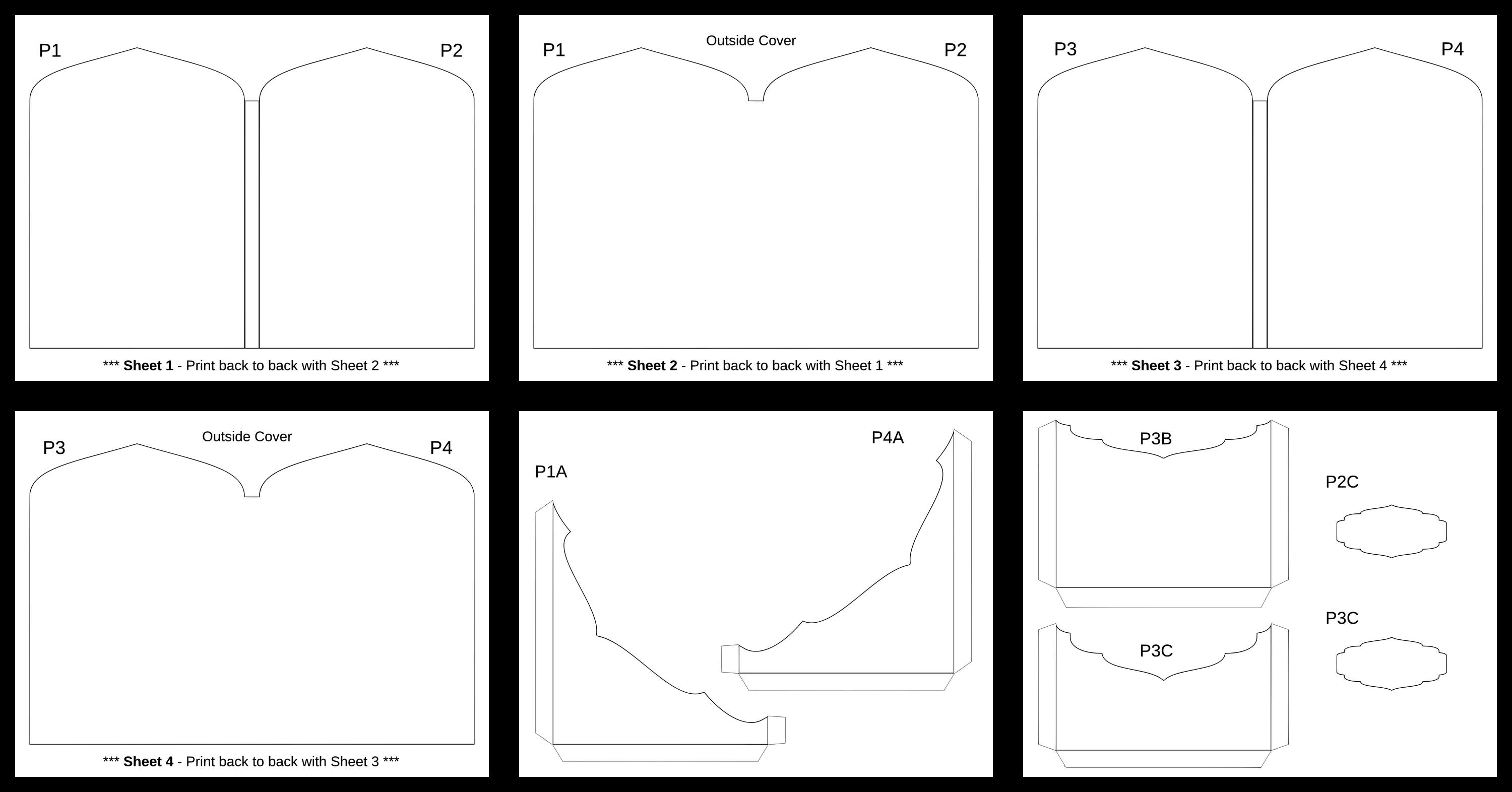 Printable Folio Kit Template - Blank DIY Junk Journal Template ...
