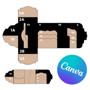 Folio Kit Canva Template - Custom Junk Journal Folio Kit - Pocket ...