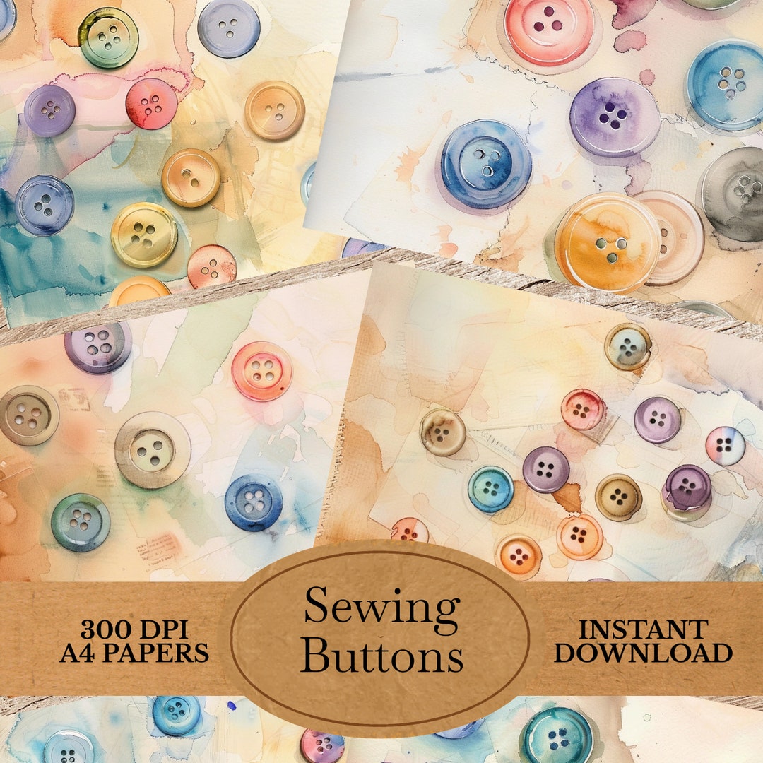 Sewing Junk Journal Papers - Sewing Ephemera - Sewing-themed ...