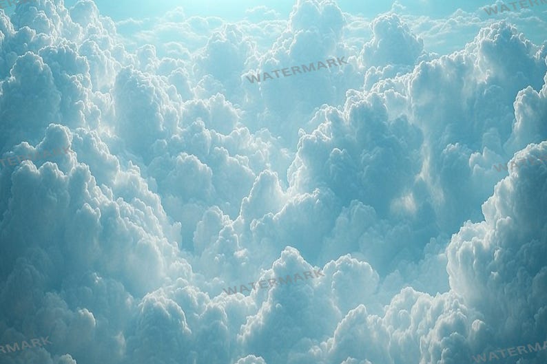 10 Clouds Backdrops, Sky Digital Backgrounds, Dreamy Scenes ...