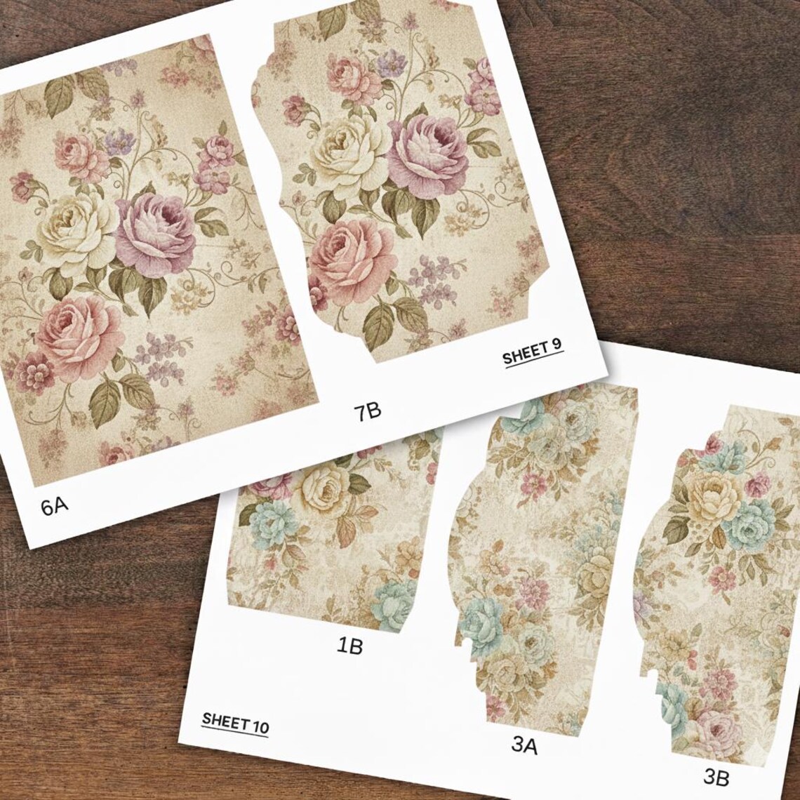 Blank Folio Outline Digital Template – Junk Journal – Customizable ...