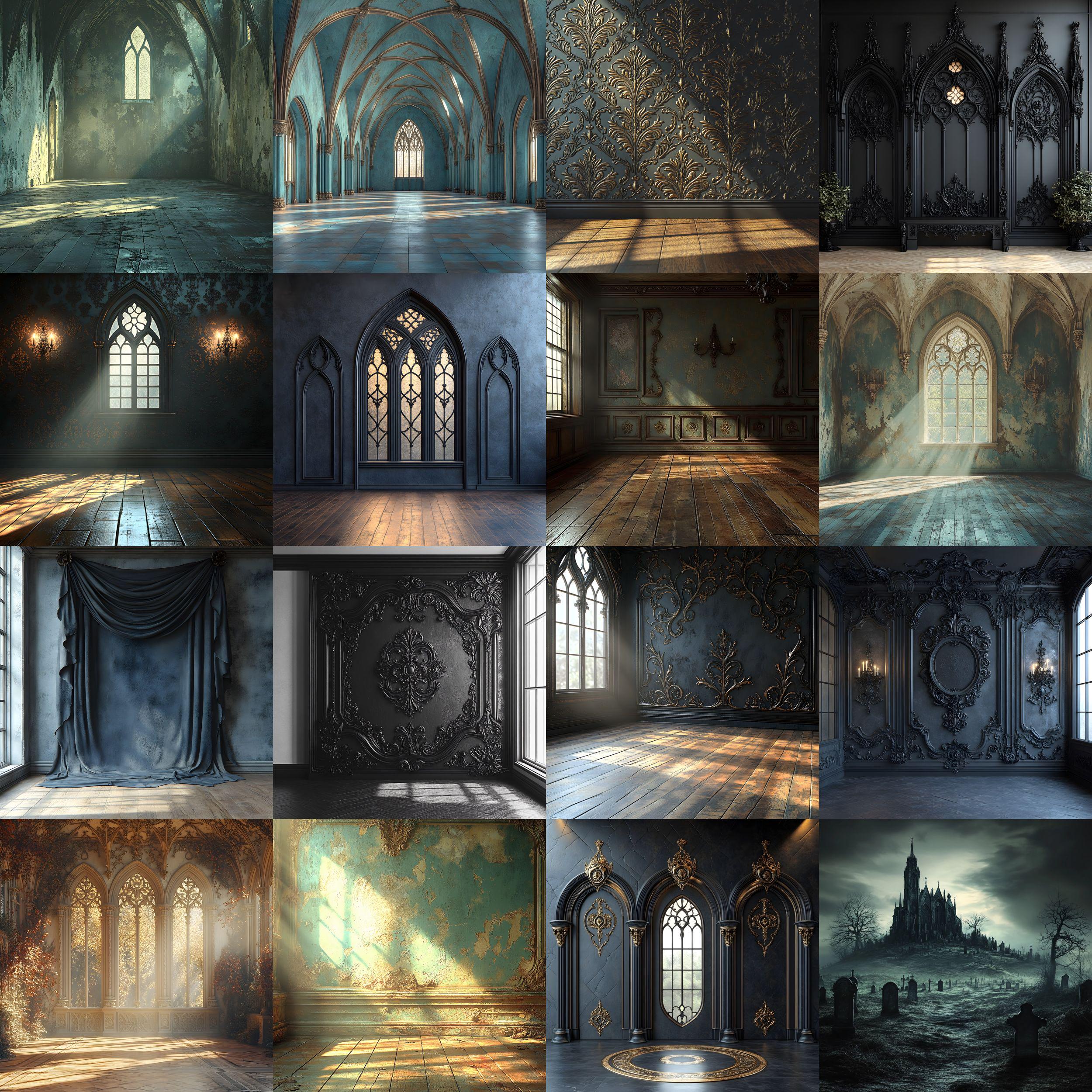 250 Gothic Backdrops, Castle Background, Dark Halloween Backdrop ...