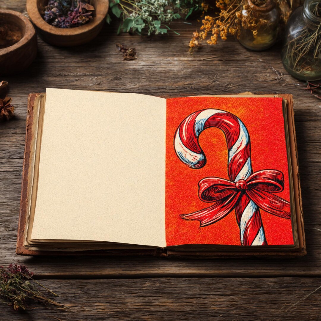 Vintage Christmas Paper, Festive Nostalgia Junk Journal Kit, Printable ...