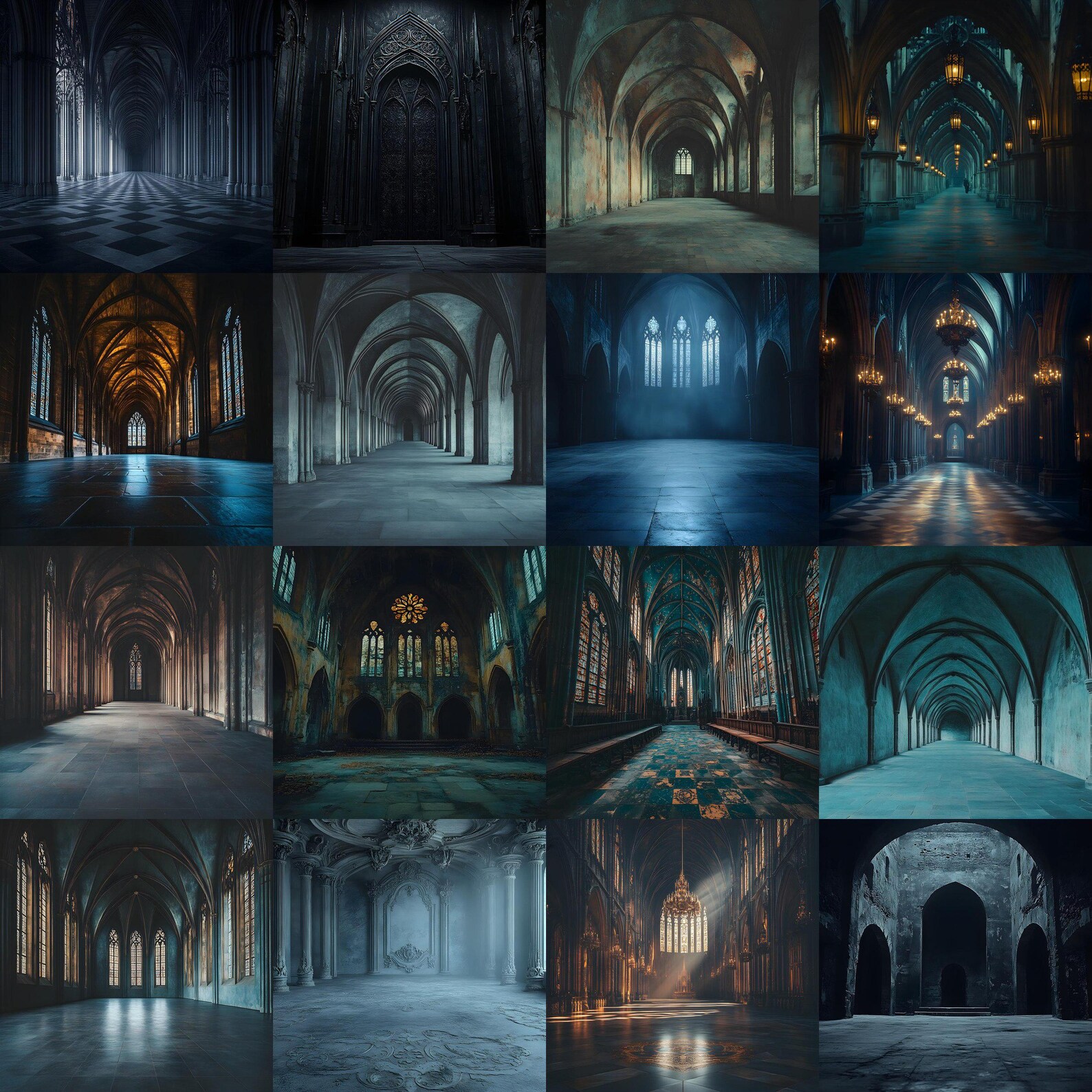 Gothic Backdrops, Castle Background, Dark Halloween Backdrop, Gothic ...