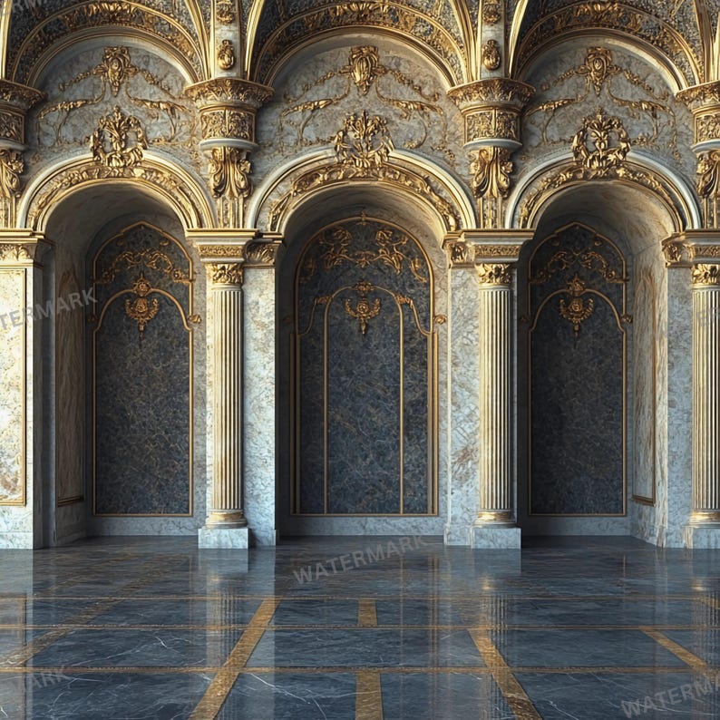 Regal Palace Photography Background Backdrop, Elegant Portrait ...