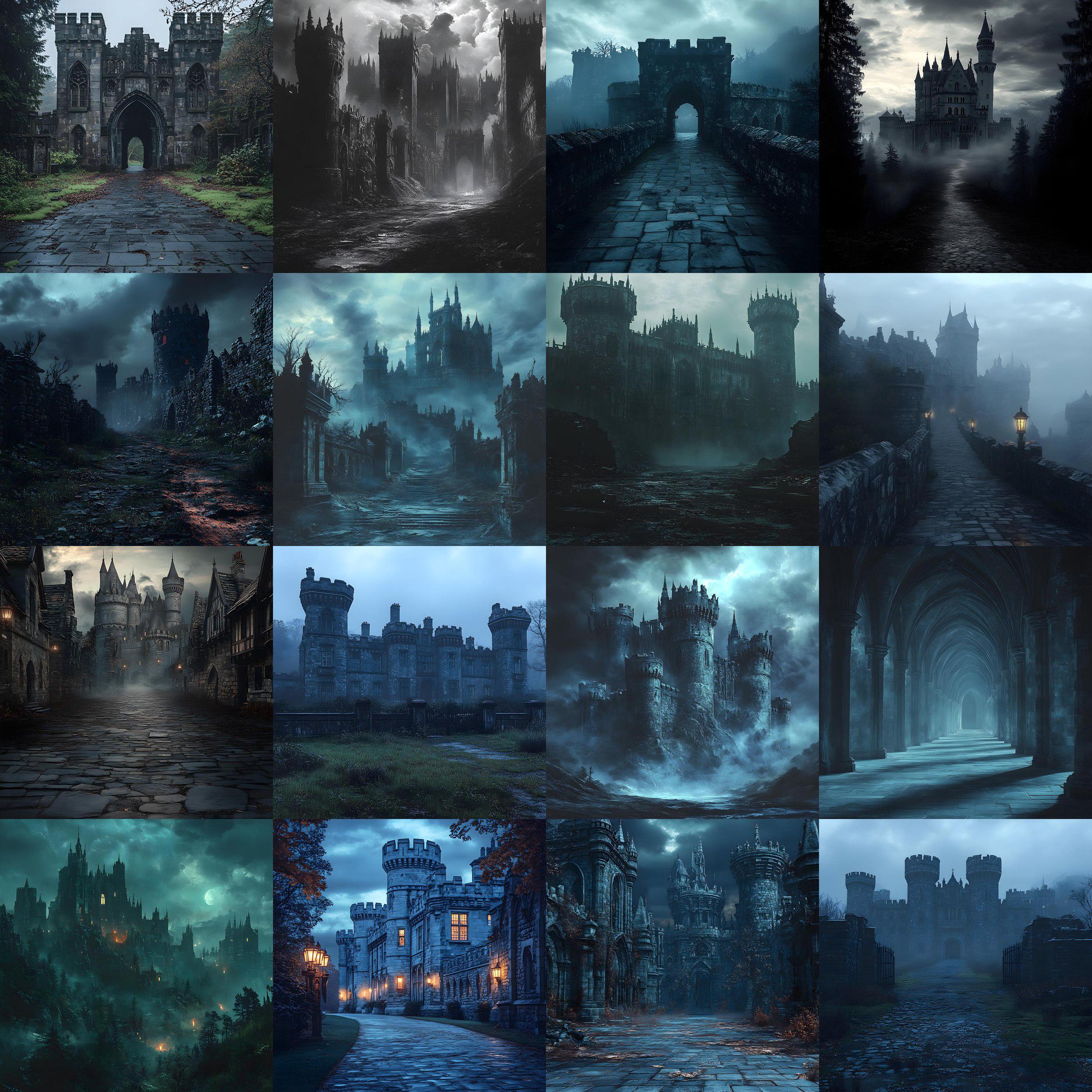 210 Gothic Castle Backdrops, Castle Background, Halloween Backdrop ...