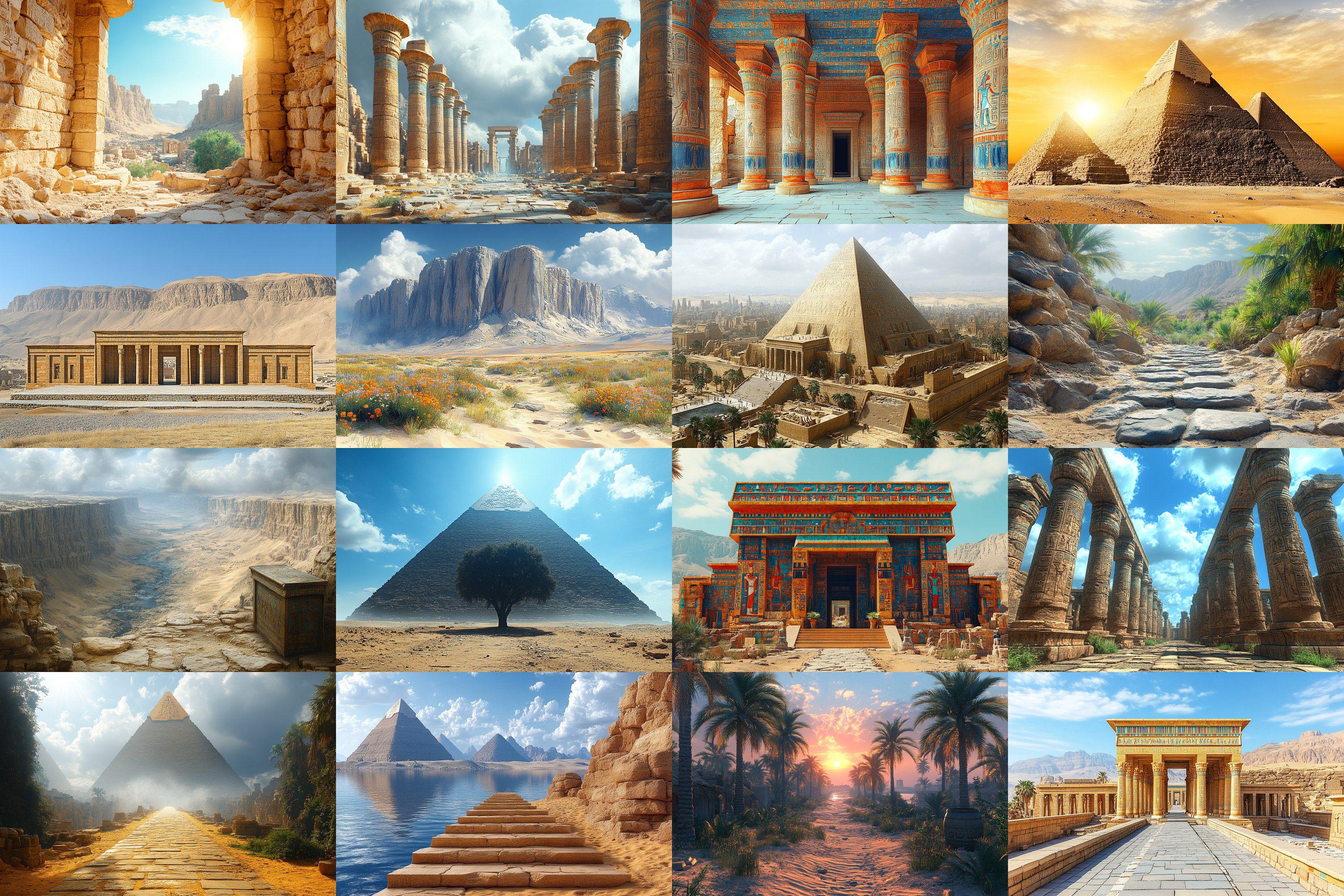 Ancient Egyptian Backdrops - Pyramids Temples Photography Backgrounds ...