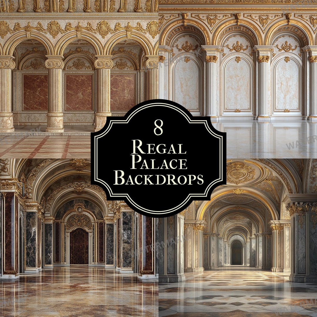 Regal Palace Photography Background Backdrop, Elegant Portrait ...