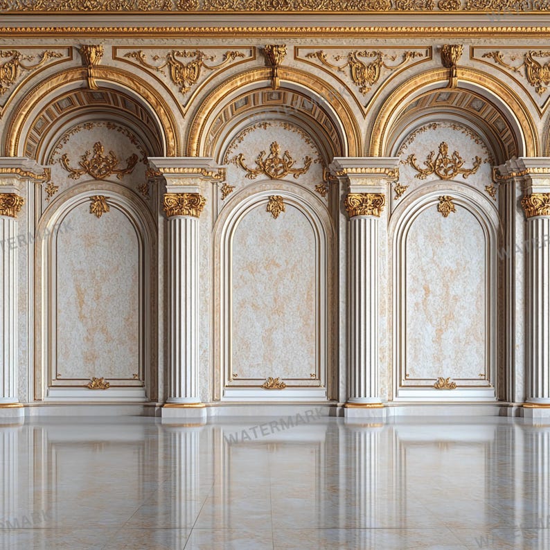 Regal Palace Photography Background Backdrop, Elegant Portrait ...