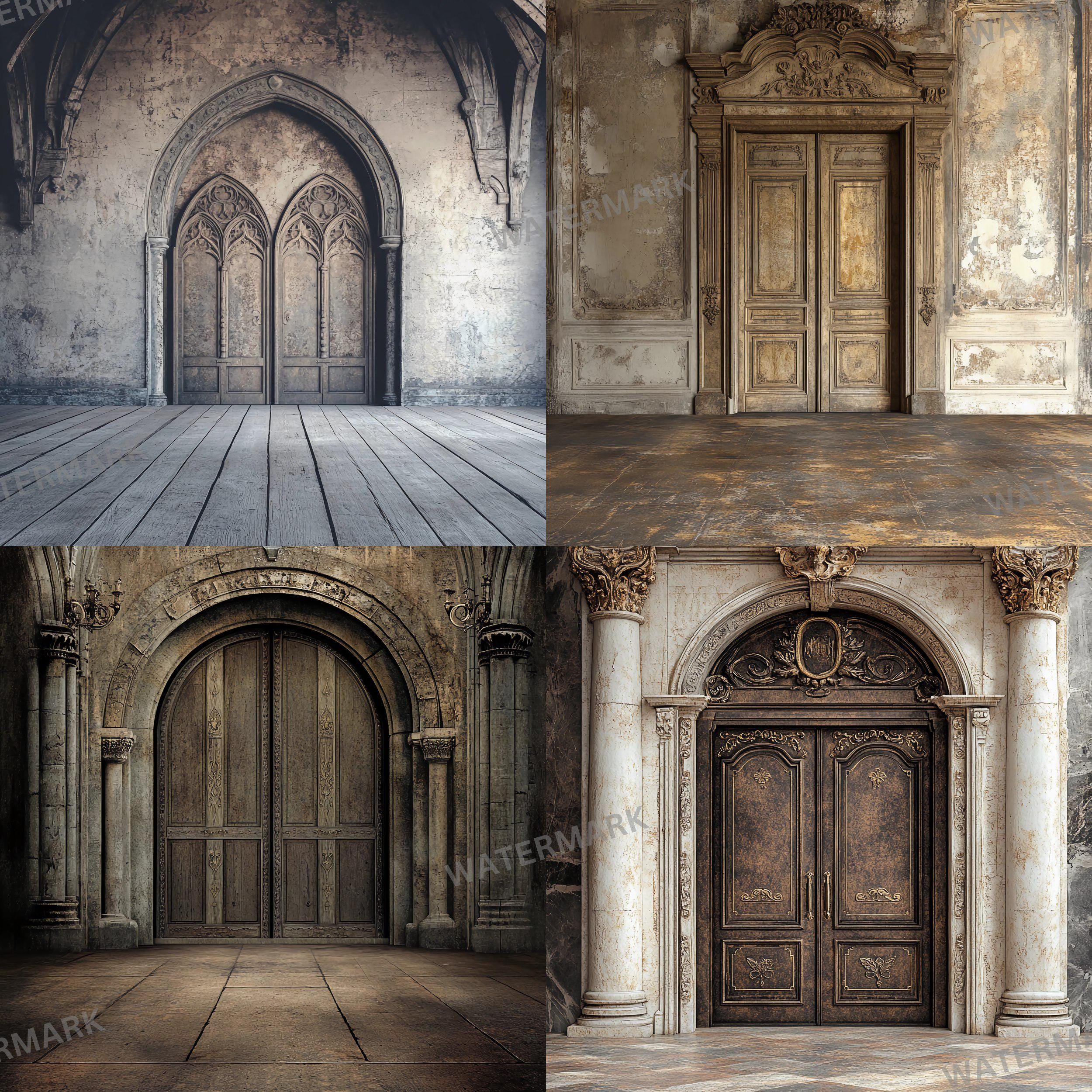 40 Vintage Doors Backdrops | Rustic Distressed Doorway, Vintage ...