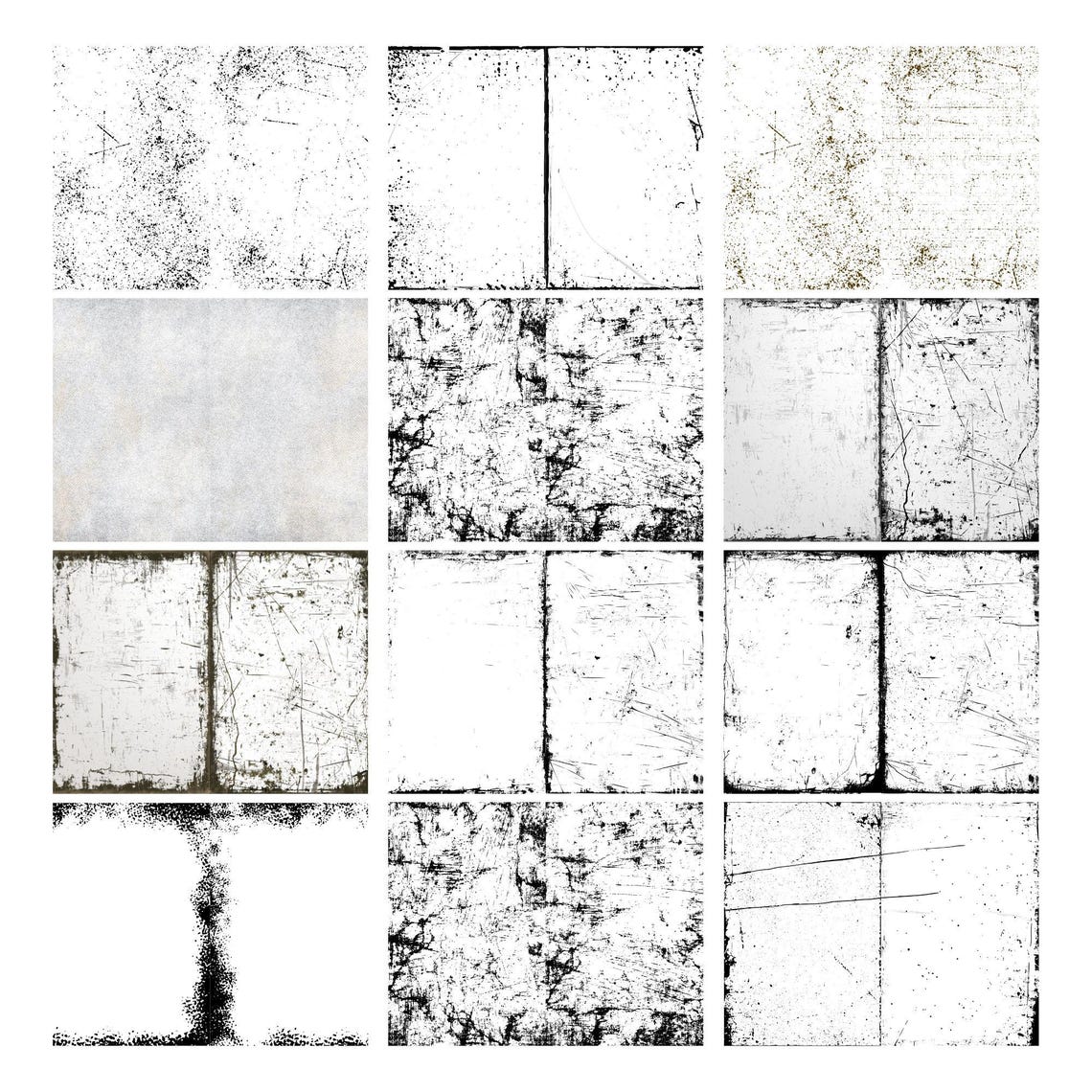 Distressed Overlay, Junk Journal Kit Overlay, Vintage Grunge Overlay ...