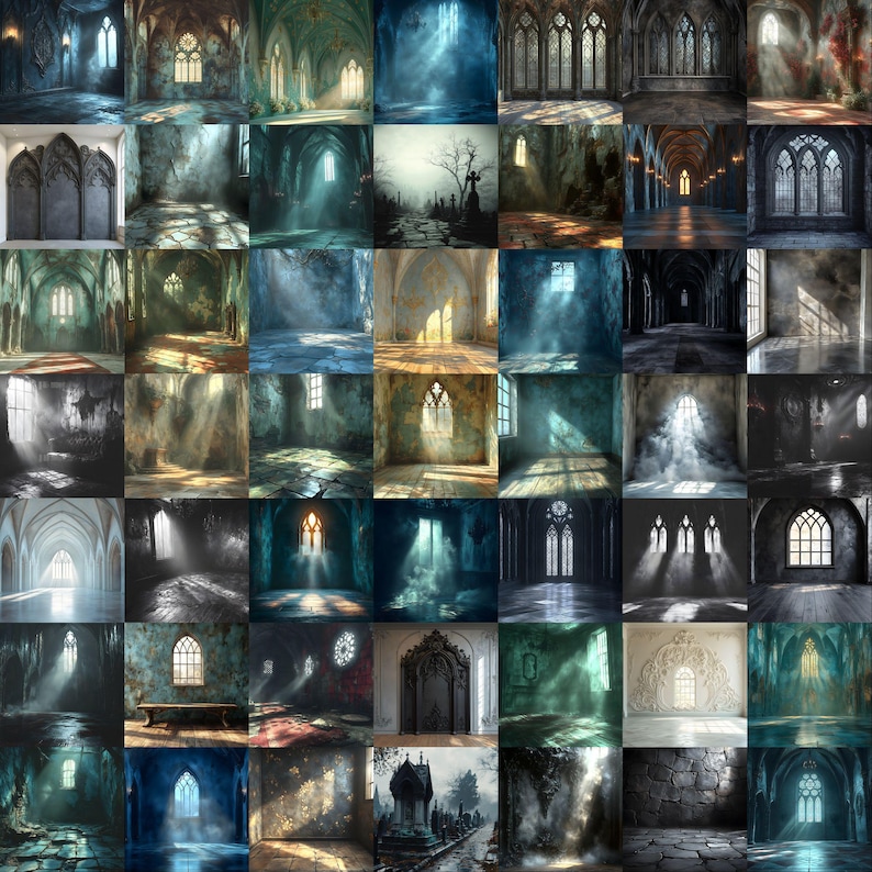 250 Gothic Backdrops, Castle Background, Dark Halloween Backdrop ...