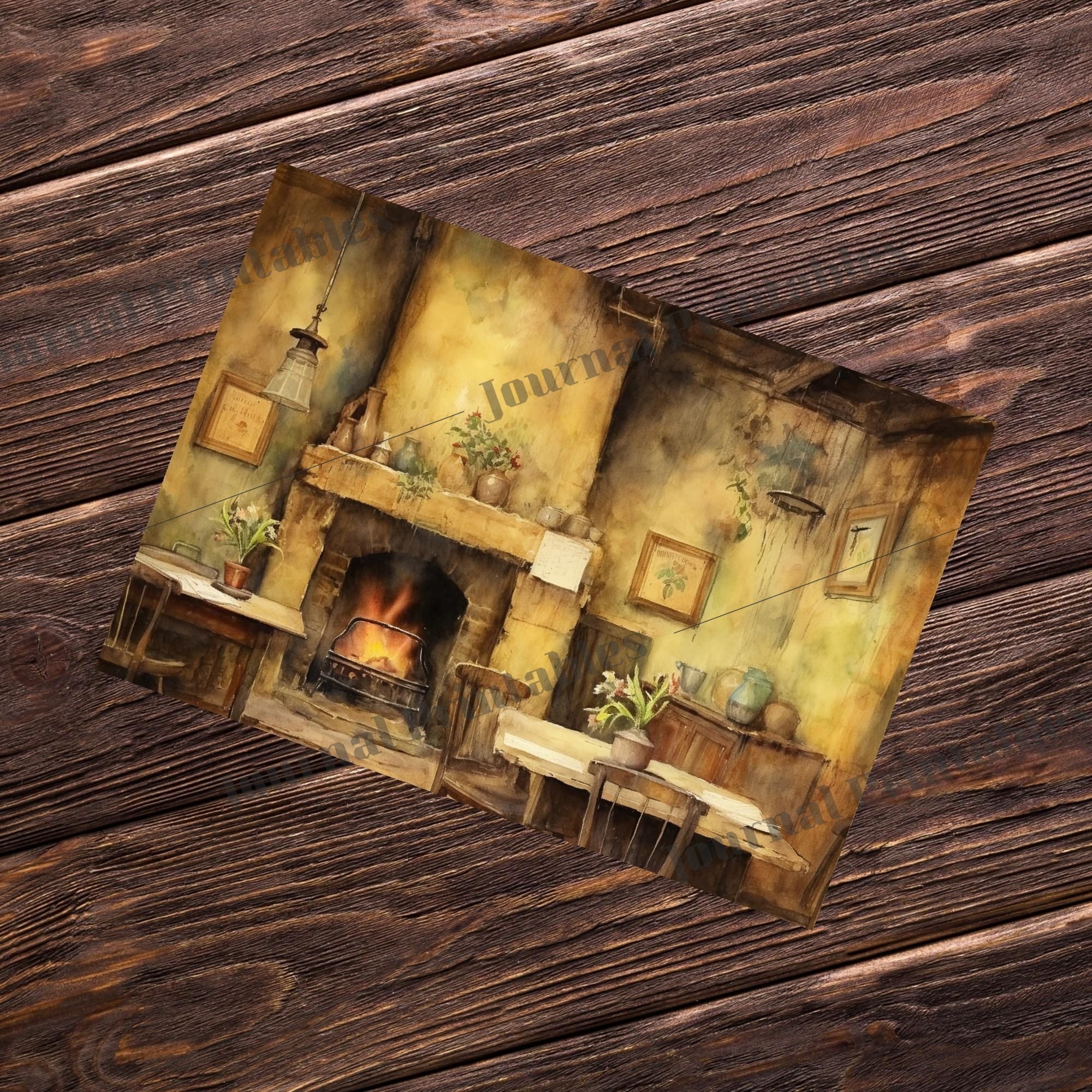 Coffee Shop Journal Pages Coffee Junk Journal Pages Coffee Shop Digital ...