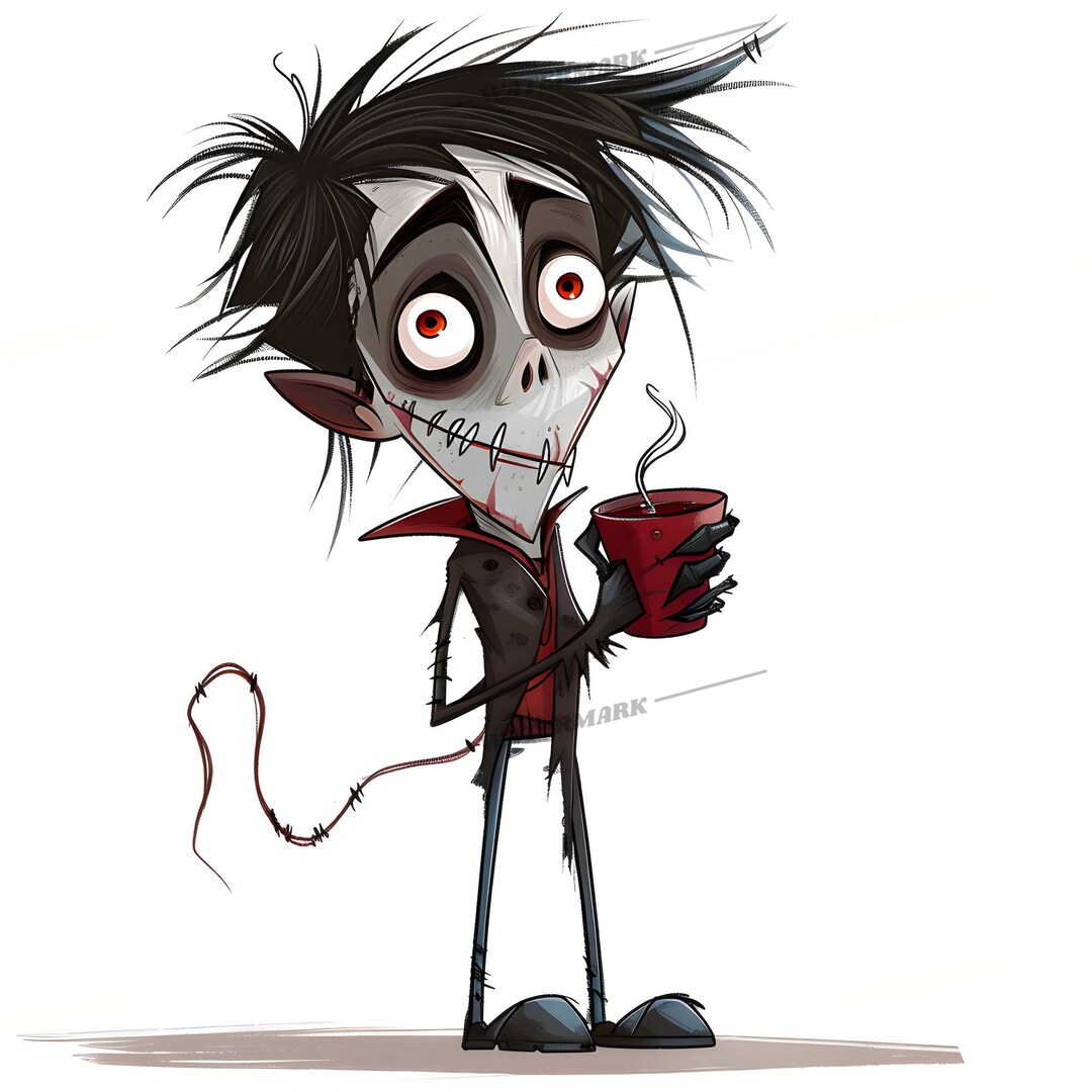 10 Halloween Dracula Cliparts, Watercolor Happy Halloween Dracula Clip ...