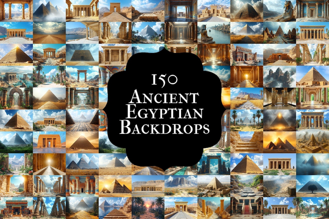 Ancient Egyptian Backdrops - Pyramids Temples Photography Backgrounds ...