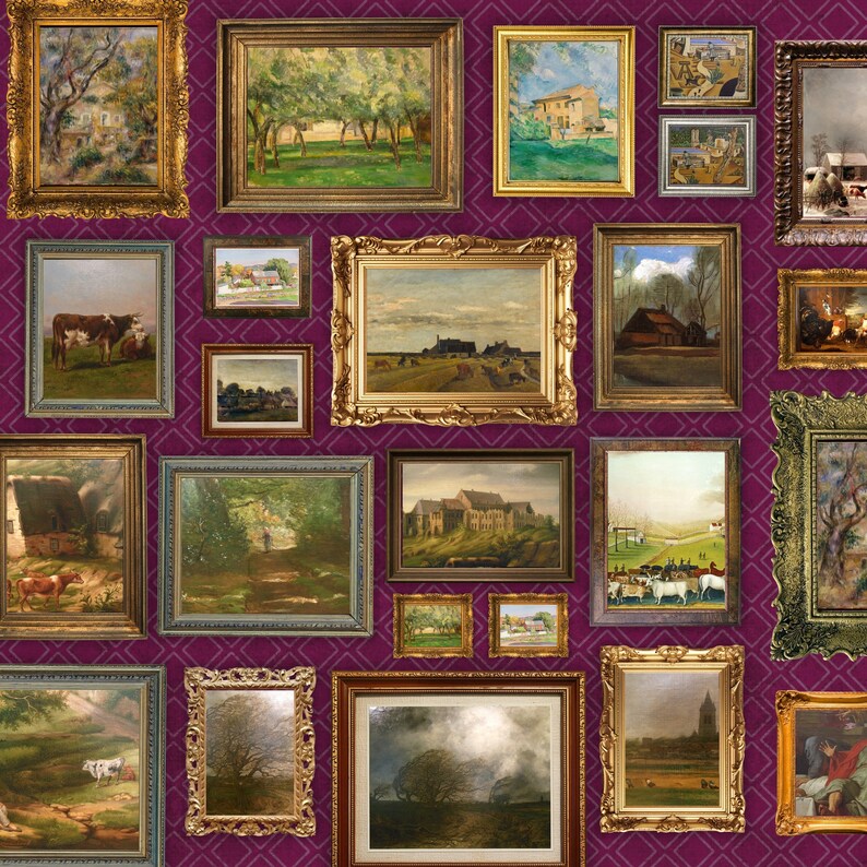 8000 Vintage Paintings and Wall Art High Resolution Famous Painting ...