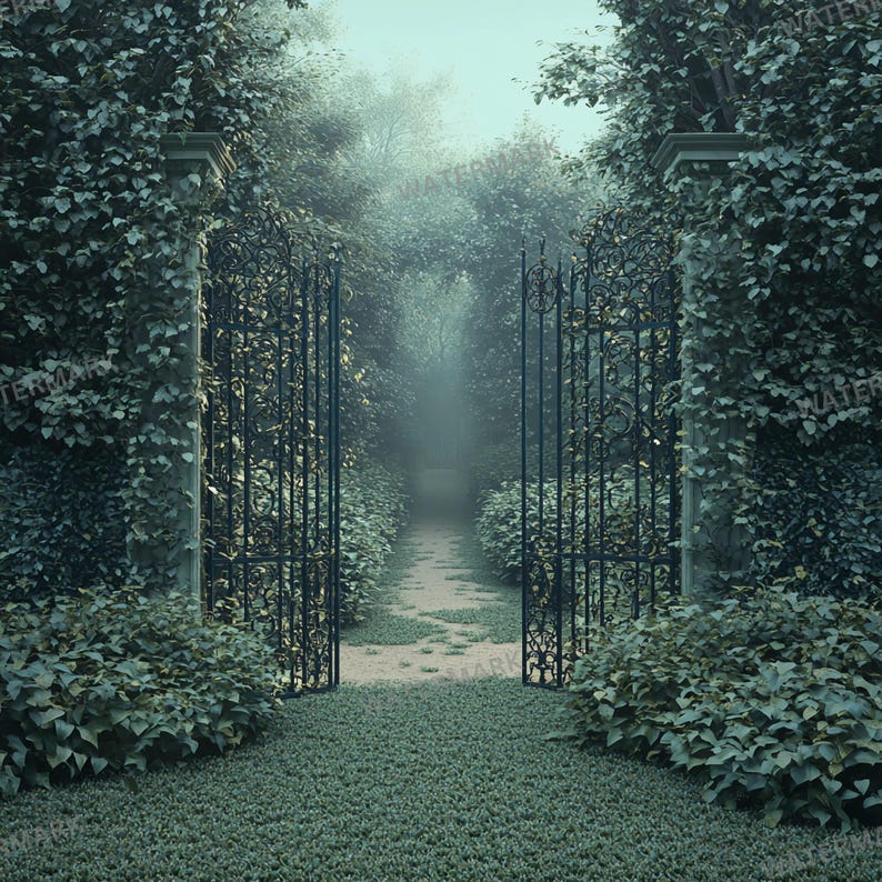 11 Victorian Garden Backdrops | Digital Nature Scene | Vintage Outdoor ...