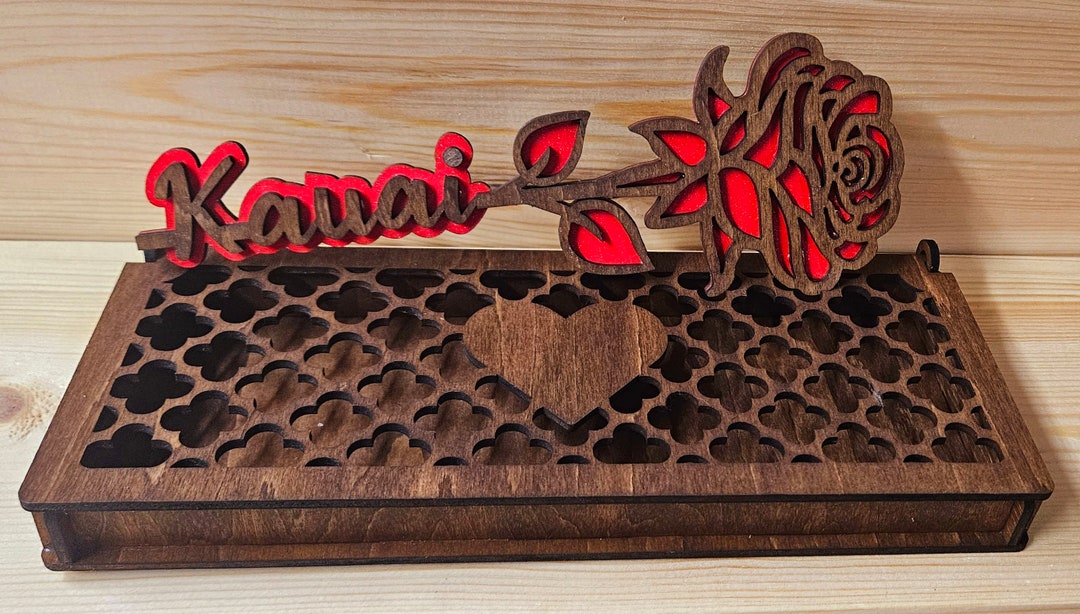 Personalized Handmade Wooden Rose please See Description - Etsy
