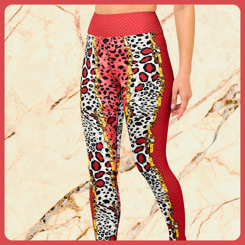 Leopard Yoga Set - Etsy