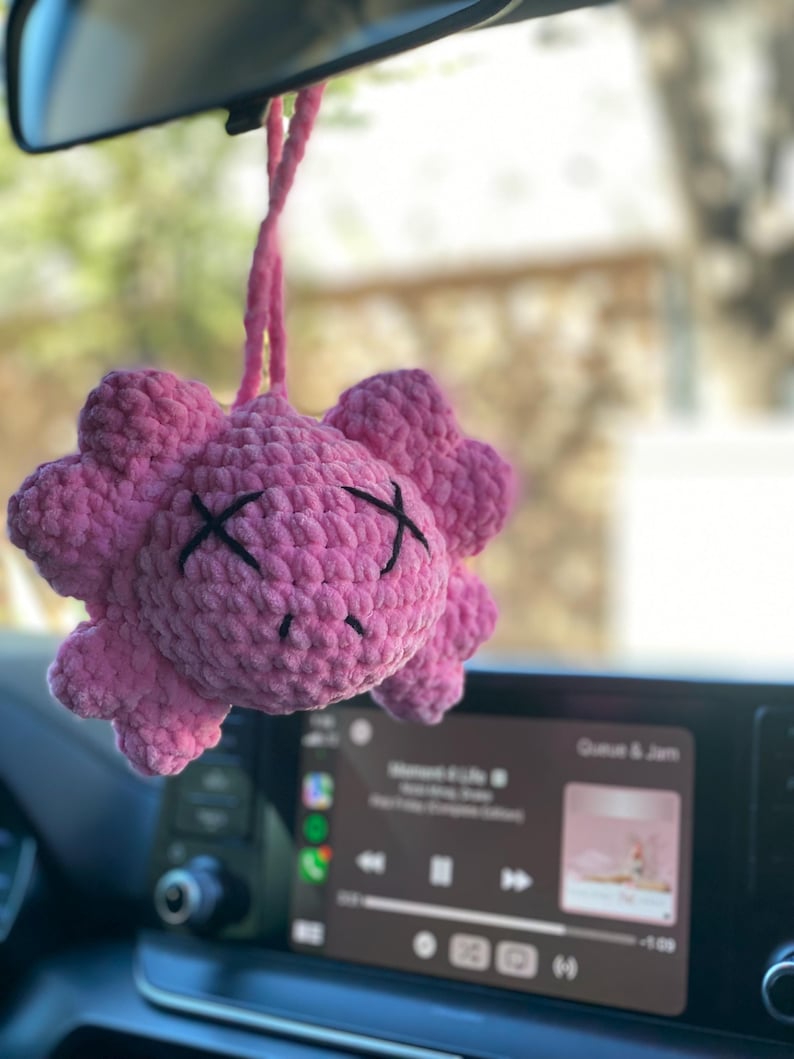Kaws Inspired Head Car Hanging Hypebeast Birthday Gift for Her Office ...