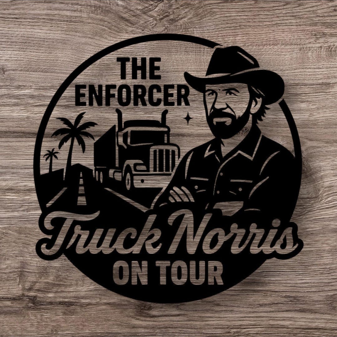 The Enforcer | Funny Caravan Decal | Parody | Hollywood Icons | 6.5 ...