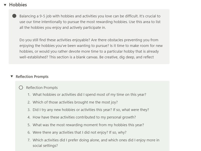 Life Audit & Reflection Notion Template - Etsy