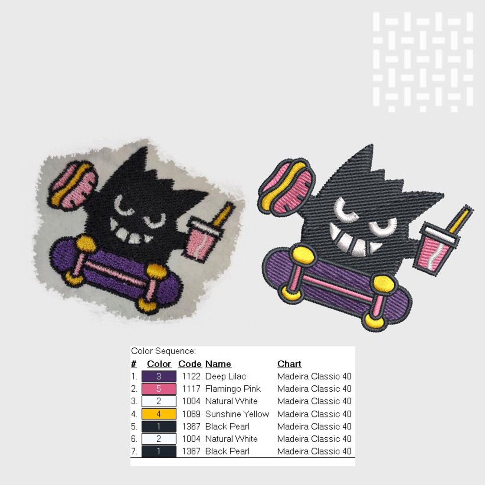 Gengar - Pokemon - Digital Embroidery Design Machine Embroidery File - Etsy