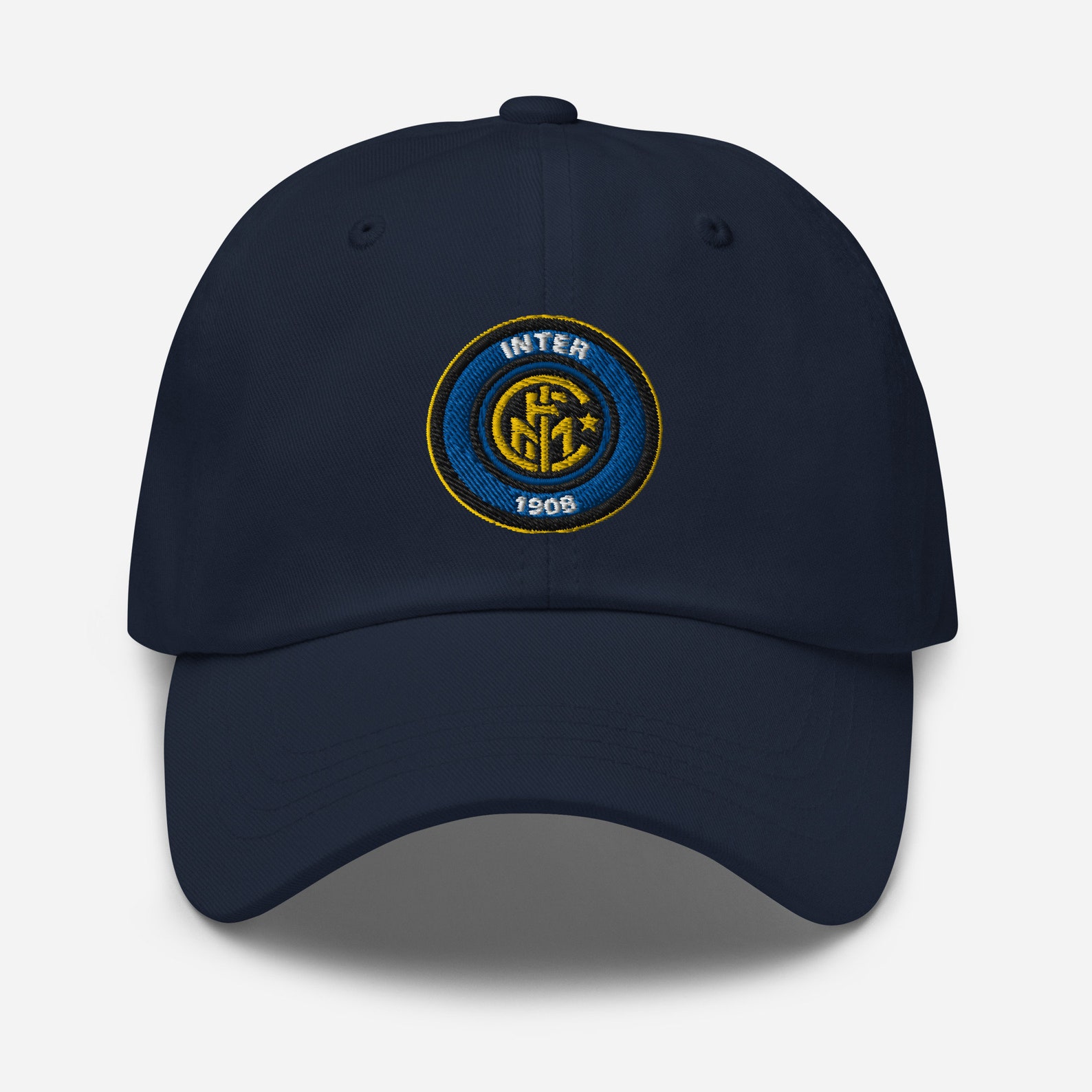 Nerazzurri Adult Low-profile Cotton Twill Dad Cap, Inter Milan Dad Hat ...