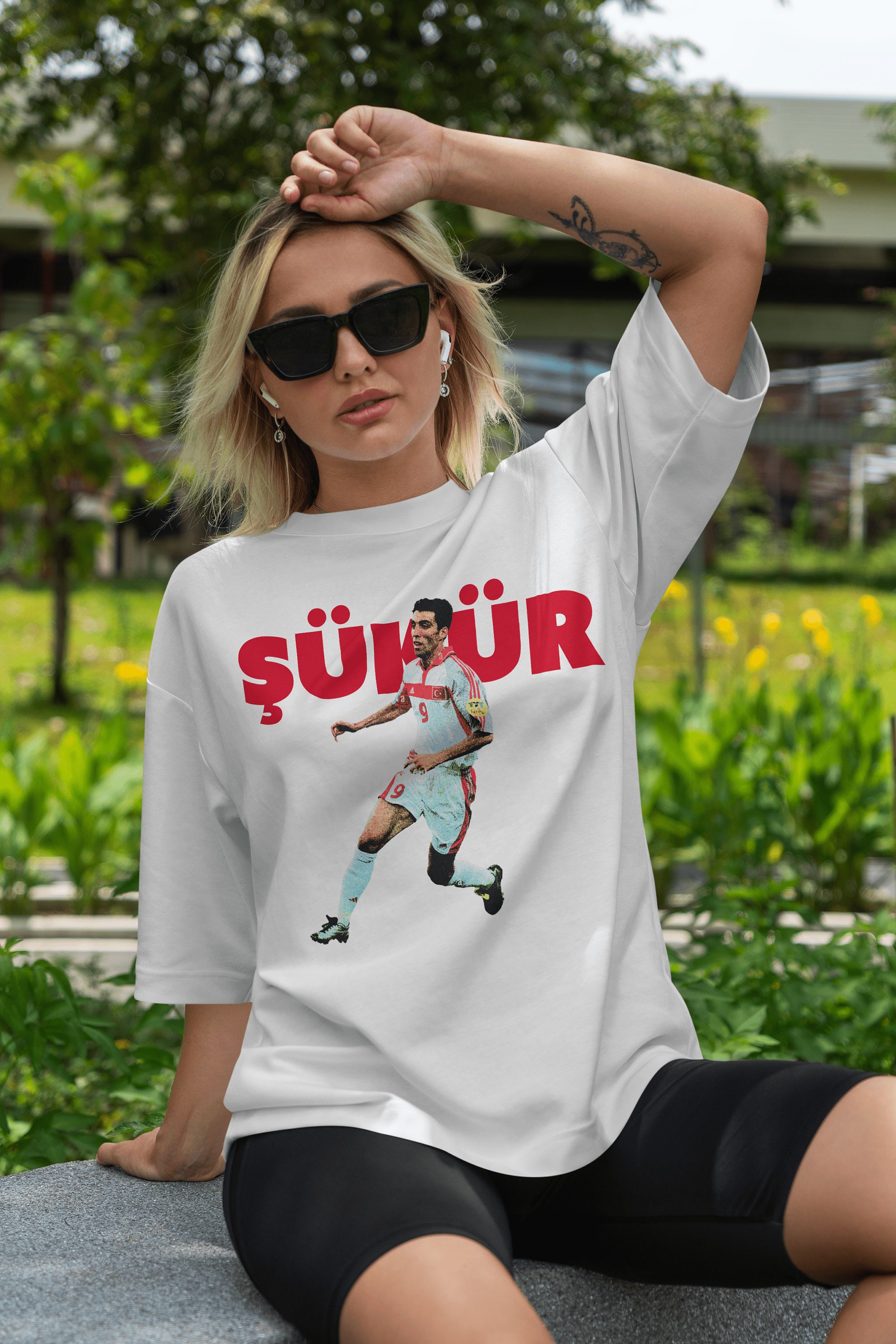 Bull of the Bosphorus Hakan Şükür Distressed Vintage Soccer Football ...