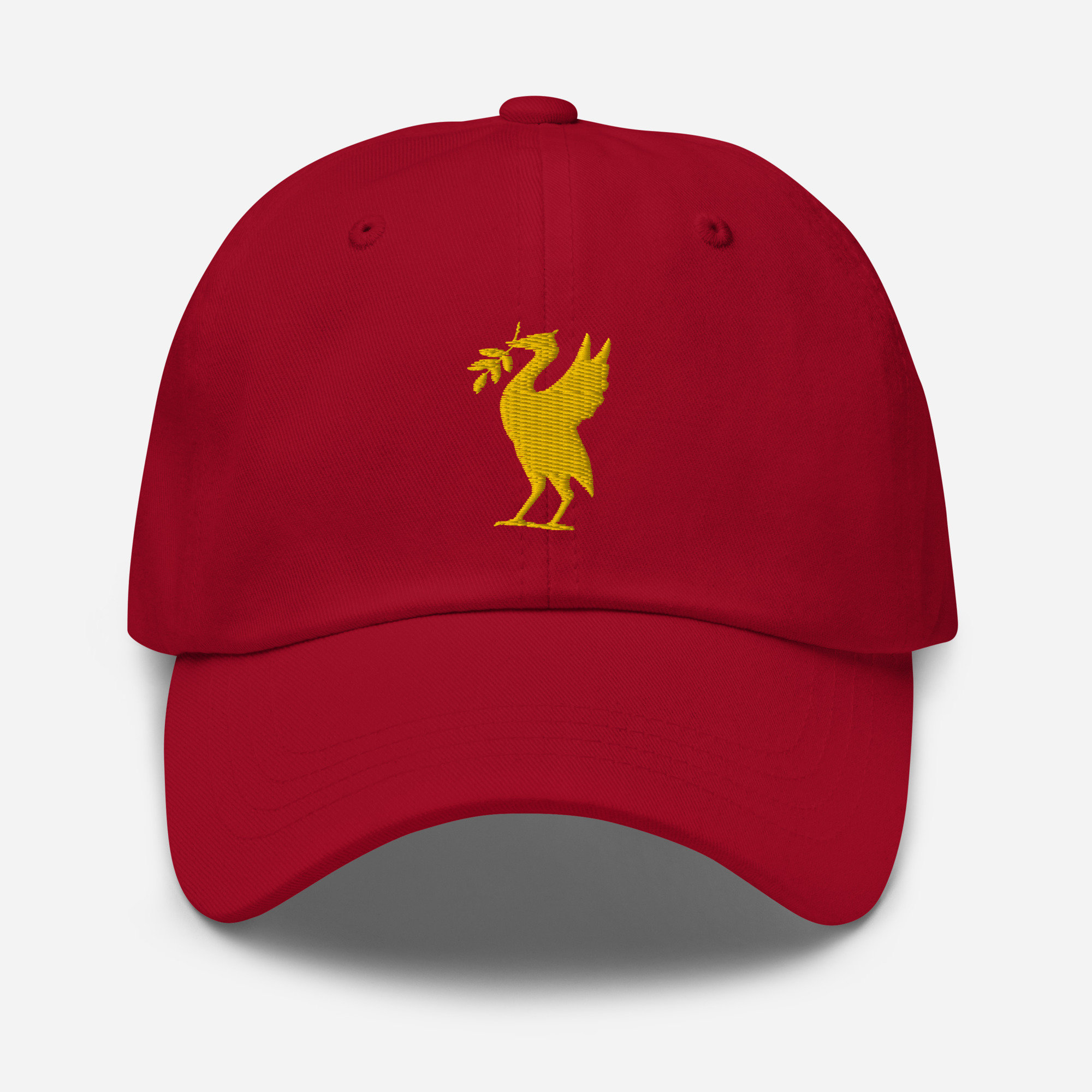 The Liverbird Adult Low-profile Cotton Twill Dad Cap, Liverpool FC Dad ...