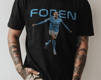 Phil Foden Graphic T-shirt, Bootleg Rap Tee, Man City, Premier League ...