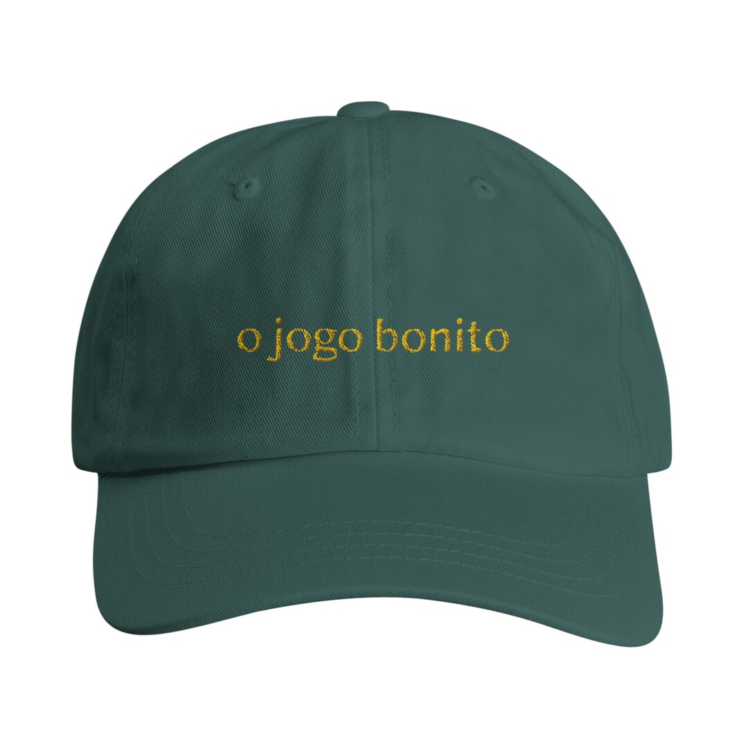 O Jogo Bonito Adult Low-profile Cotton Twill Dad Cap, Brazil Soccer Dad ...