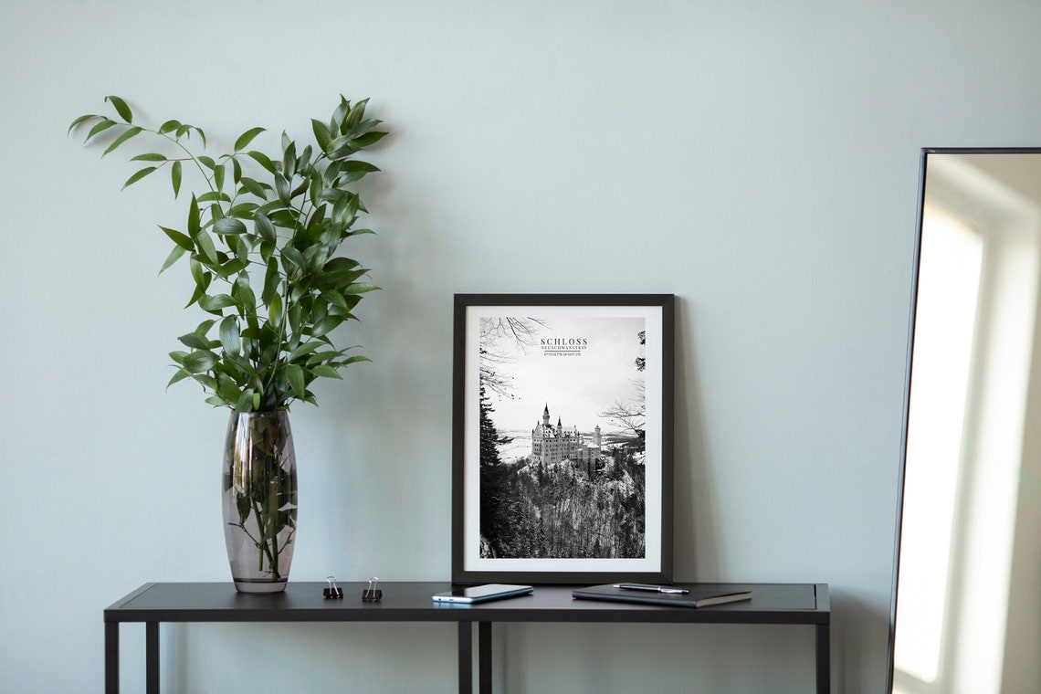 Neuschwanstein Castle Mural, Neuschwanstein Castle Poster ...